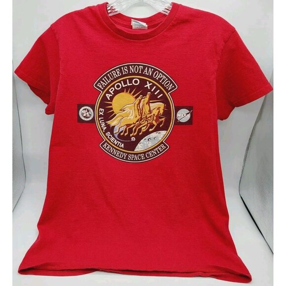 Nasa | Shirts | Nasa Apollo Xiii Kennedy Space Center Red Logo Tshirt ...